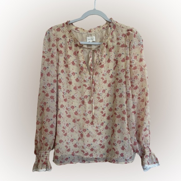 MELLODAY | Tops | Mellodayboho Peasant Topsize Llong Bishop ...